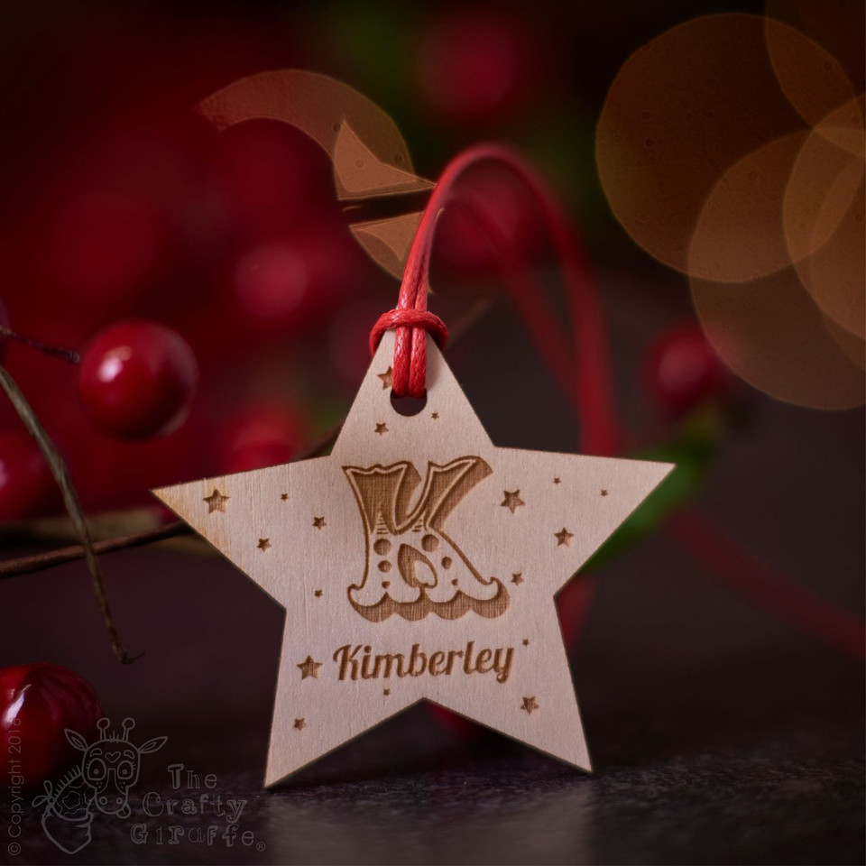 Personalised Star Tag - The Crafty Giraffe