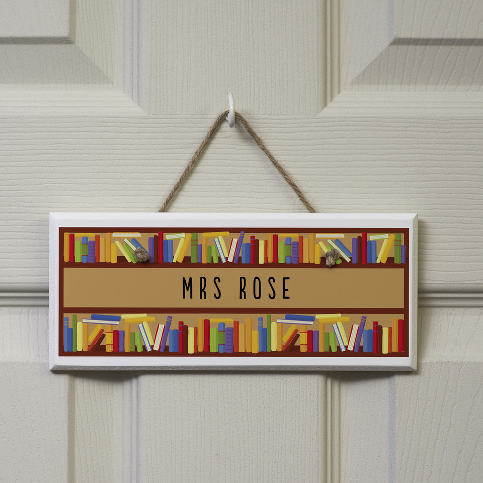 Personalised Books Card - The Crafty Giraffe