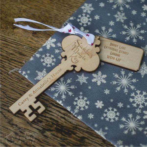 Personalised Santa Key - The Crafty Giraffe