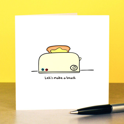 Let's make a toast Card - The Crafty Giraffe