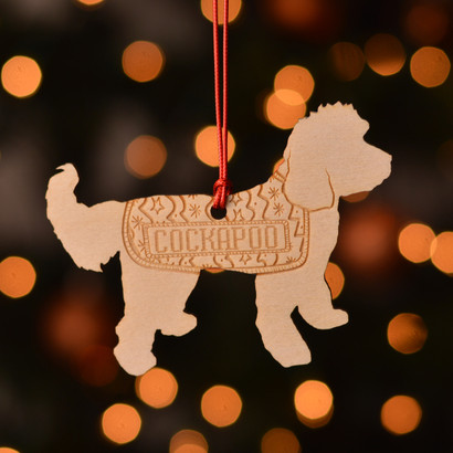 Personalised Cockapoo Dog Pet Decoration - The Crafty Giraffe