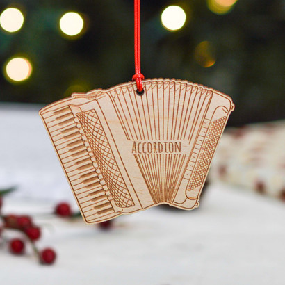 Personalised Accordion Decoration - The Crafty Giraffe