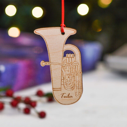 Personalised Tuba Decoration - The Crafty Giraffe