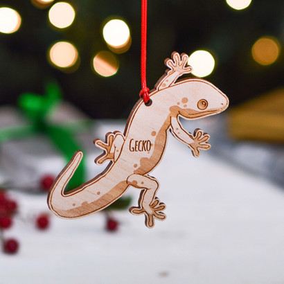 Personalised Gecko Decoration - The Crafty Giraffe
