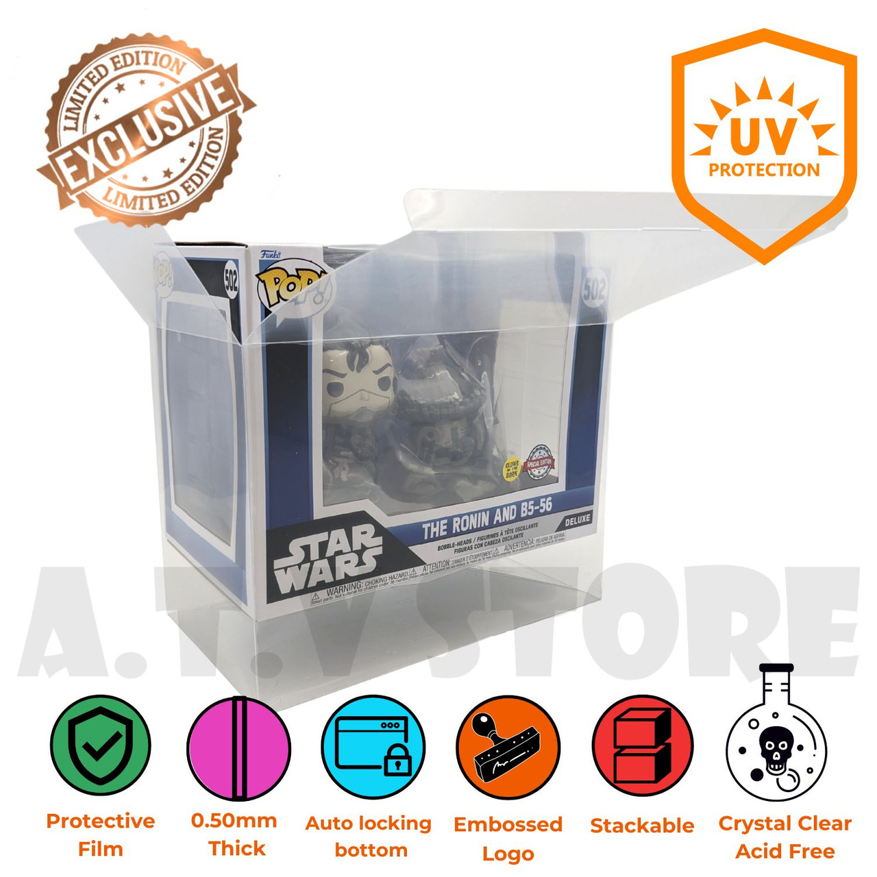 ATV The Ronin and B5-56 Funko Pop Protector