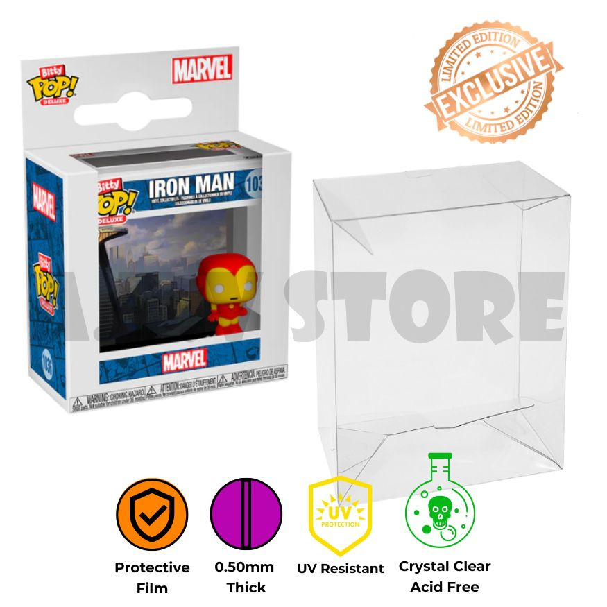 ATV UV Protector For Funko Bitty Pop! Deluxe (Tall)
