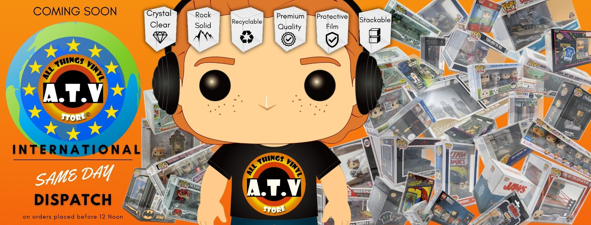 All Things Vinyl - Funko Pop Protector Cases | Premium Quality