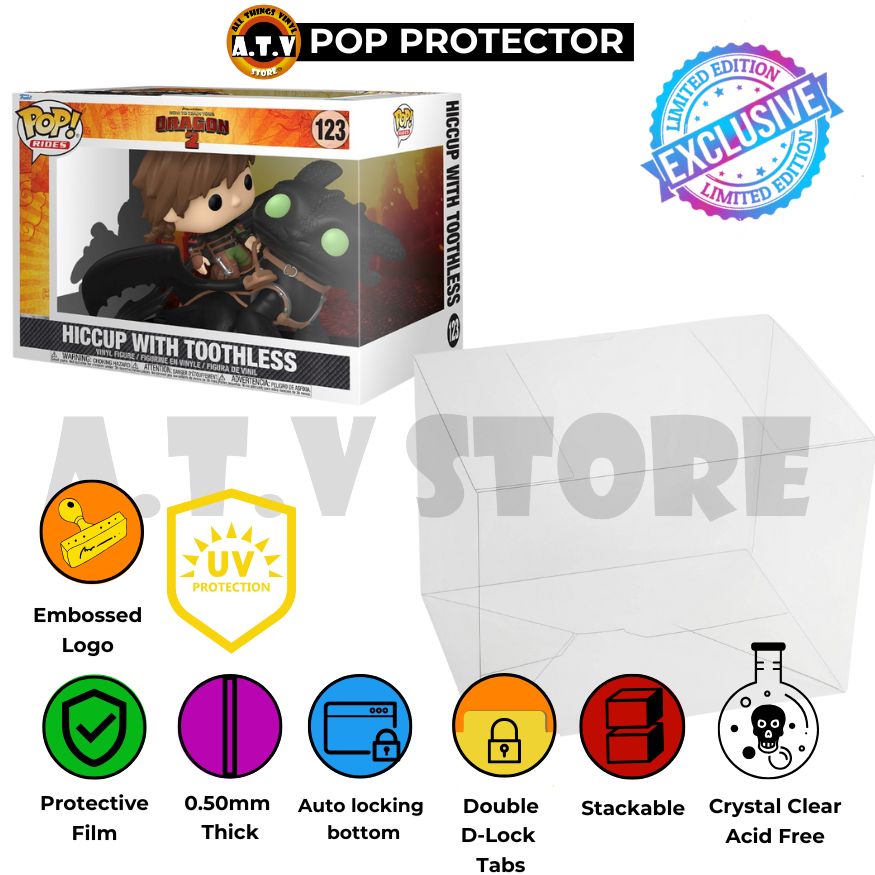 Pop Protector for Hiccup with Toothless - How to Train Your Dragon 2 ...