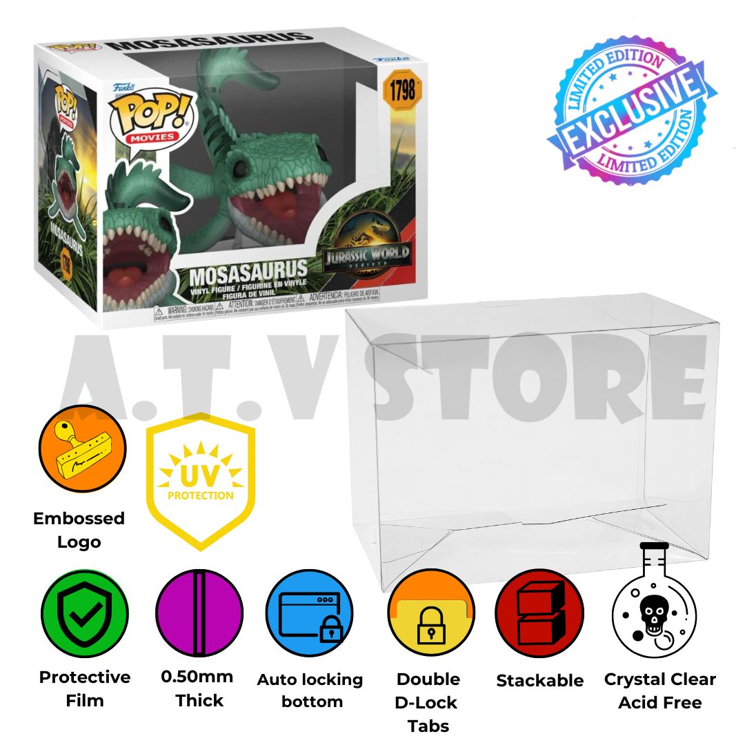 UV Pop Protector for Funko POP! Movies: Mosasaurus - Jurassic World ...