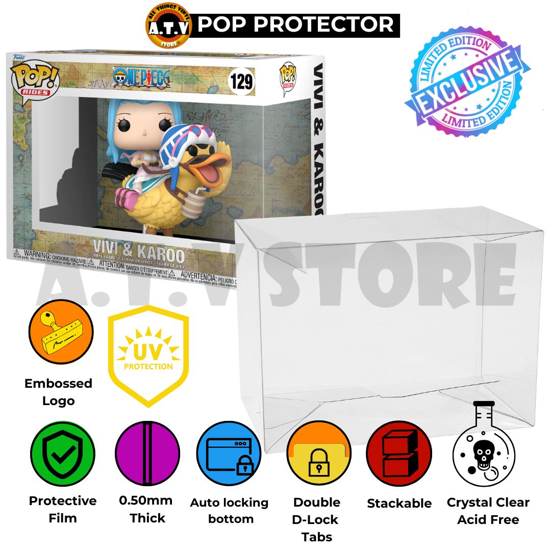Pop Protector for Funko POP! Rides: Vivi & Karoo #129 – One Piece - All ...