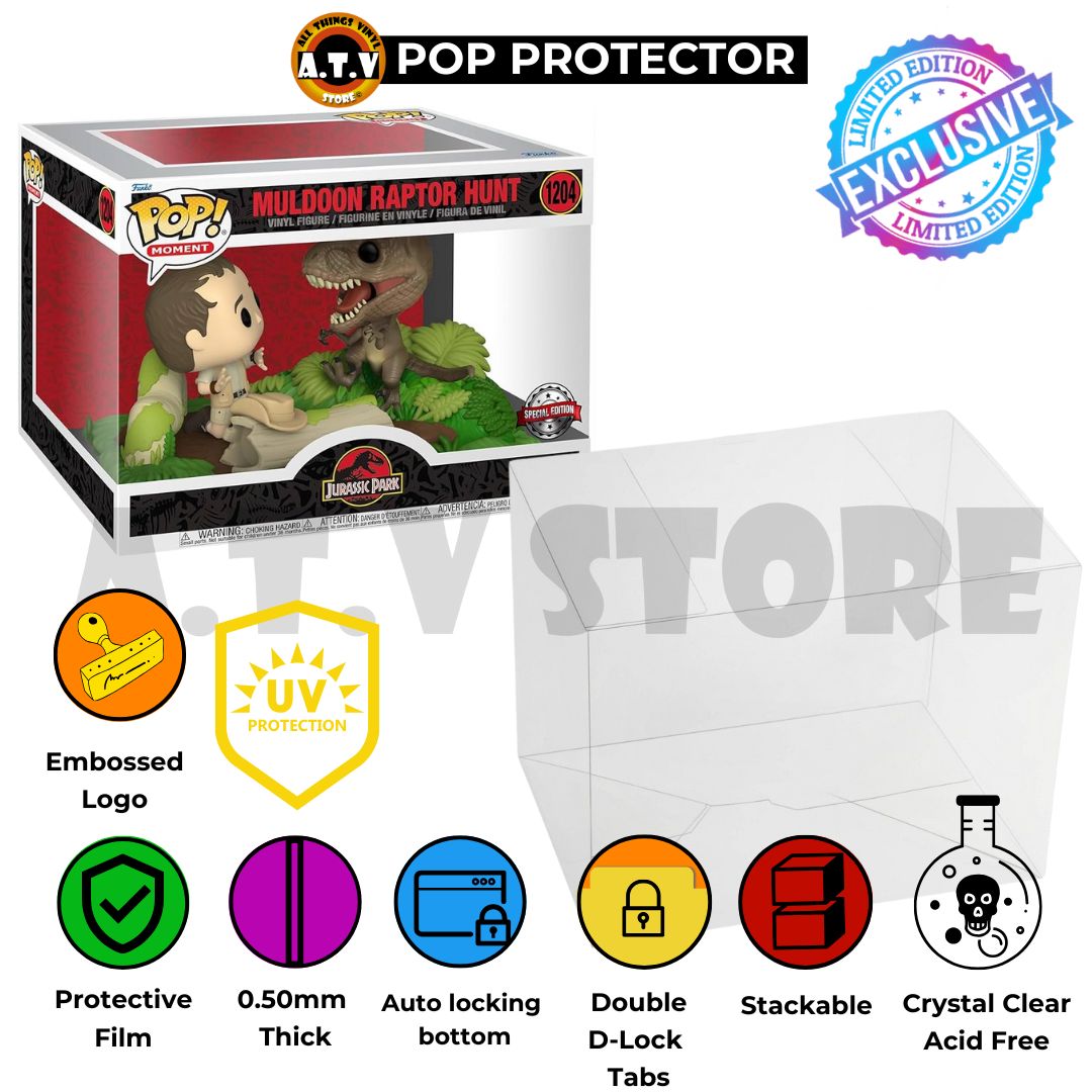 Pop Protector for Muldoon Raptor Hunt #1204 | ATV 0.50mm UV Case for ...