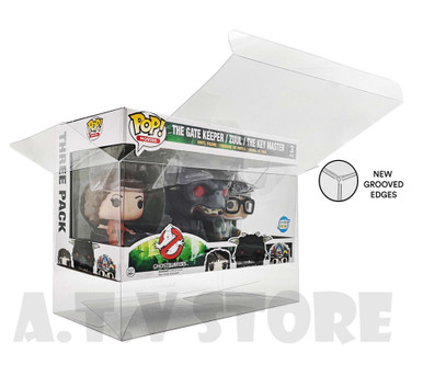 The Ghostbusters Funko Pop 3 Pack Gatekeeper Zuul & The Key Master Pop ...