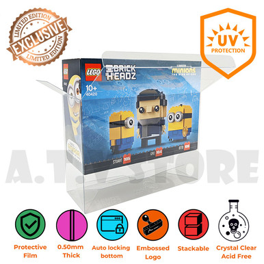 Lego BrickHeadz 3 Pack (Small) UV Protector - All Things Vinyl (Pop ...