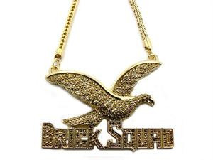 "FULLY ICED OUT 14k GOLD plated- BRICK SQUAD 1017 PENDANT & FRANCO ...