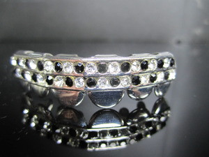 "Iced Black Diamond Grillz - The Black Bat
