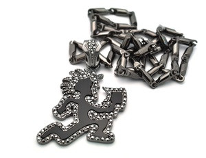 "ICP_black pendant/Black ICE w/FREE 36" Chain - The Black Bat