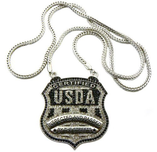 "ICED OUT YOUNG JEEZY'S USDA PIECE & 36" FRANCO CHAIN.