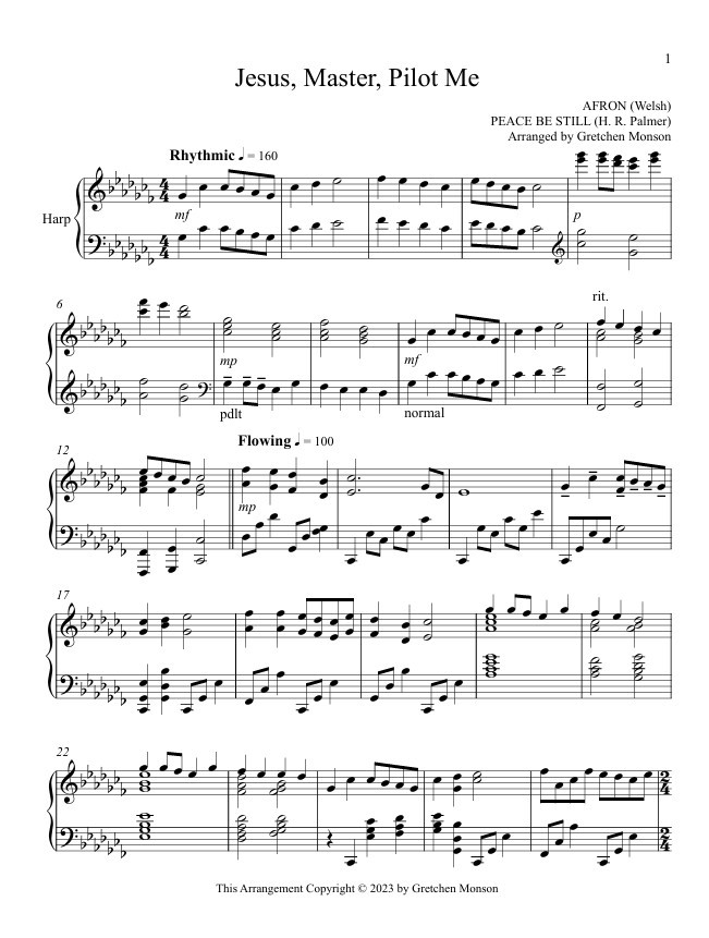Harp Offertories by Gretchen Monson - PDF Download - Harp District