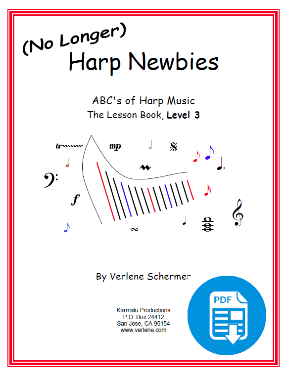 Harp Newbies Lesson Book Level 3 - PDF Download - Harp District