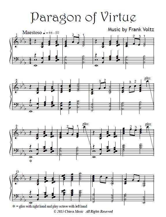 Paragon of Virtue by Frank Voltz - PDF Download - Harp District
