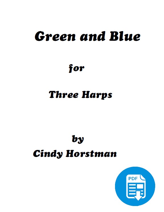 Green and Blue for 3 Harps by Cindy Horstman PDF Download - Harp District
