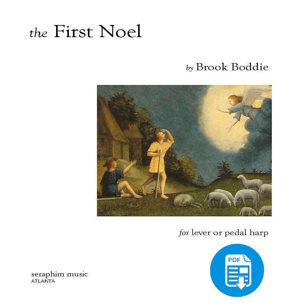 The First Noel arr. by Brook Boddie - PDF Download - Harp District