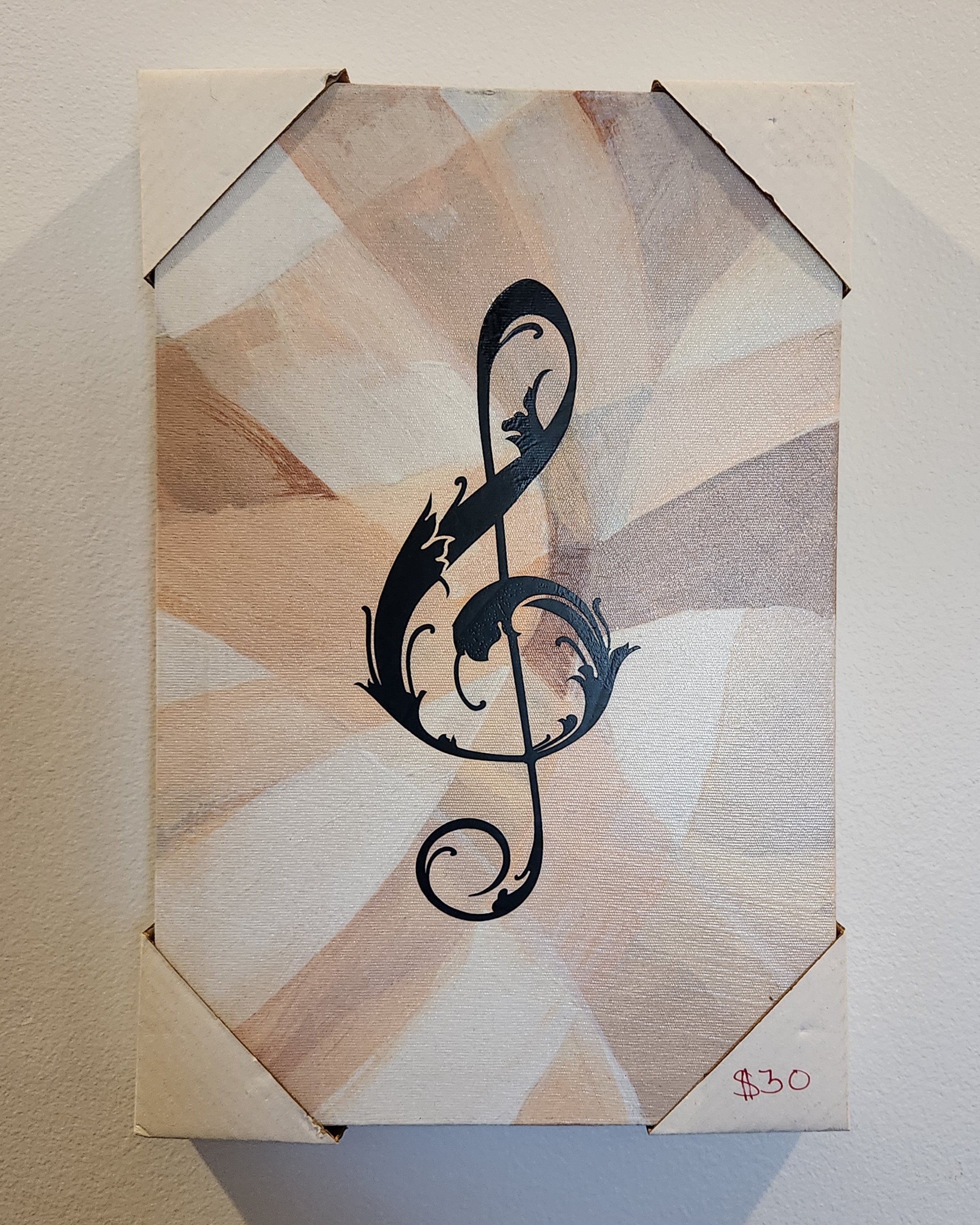 Harp Artwork - Treble Clef - Harp District