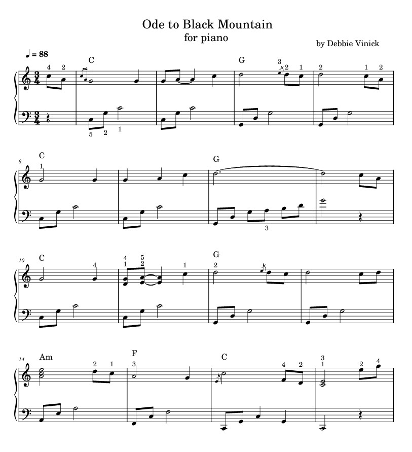 Ode to Black Mountain by Debbie Vinick - PDF Download - Harp District