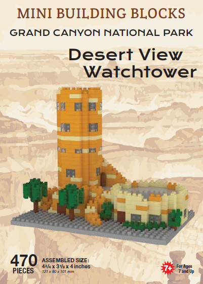 Desert View Watchtower Mini Building Blocks | Souvenirs | Shop Grand Canyon