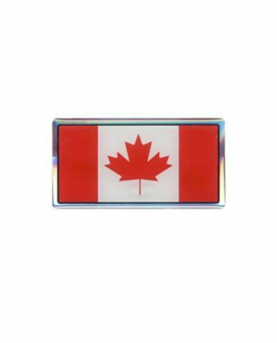 REFLECTIVE CANADIAN FLAG FLEXIBLE RESIN MADE IN ITALY