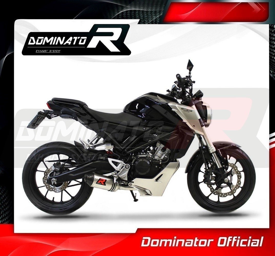 CB 125 R EXHAUST FULL SYSTEM SILENCER HP3 2018 - 2020 DOMINATOR