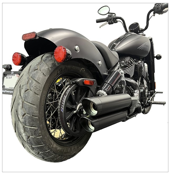 TAB PERFORMANCE Indian Chief Black Tip Compatible Exhaust Pipes