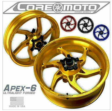 APEX-6 SUZUKI GSX-R 1000 2009-2016 FORGED CORE MOTO WHEELS