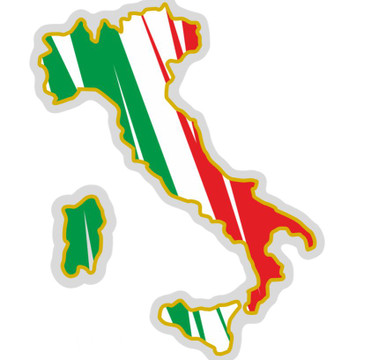 ITALIA ITALIAN FLAG BOOT MAP OF ITALY MADE IN ITALY