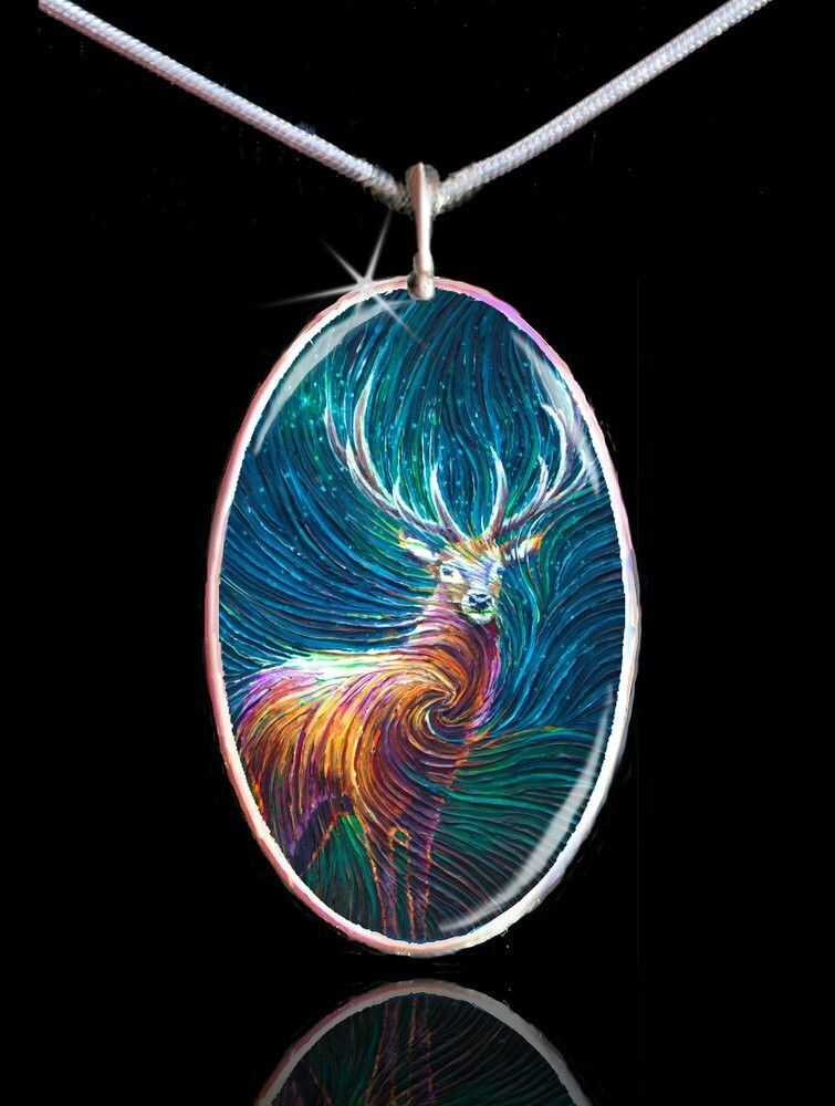 Energy Pendants | Spirit Eagle Energy Pendant | Energy Artist Julia