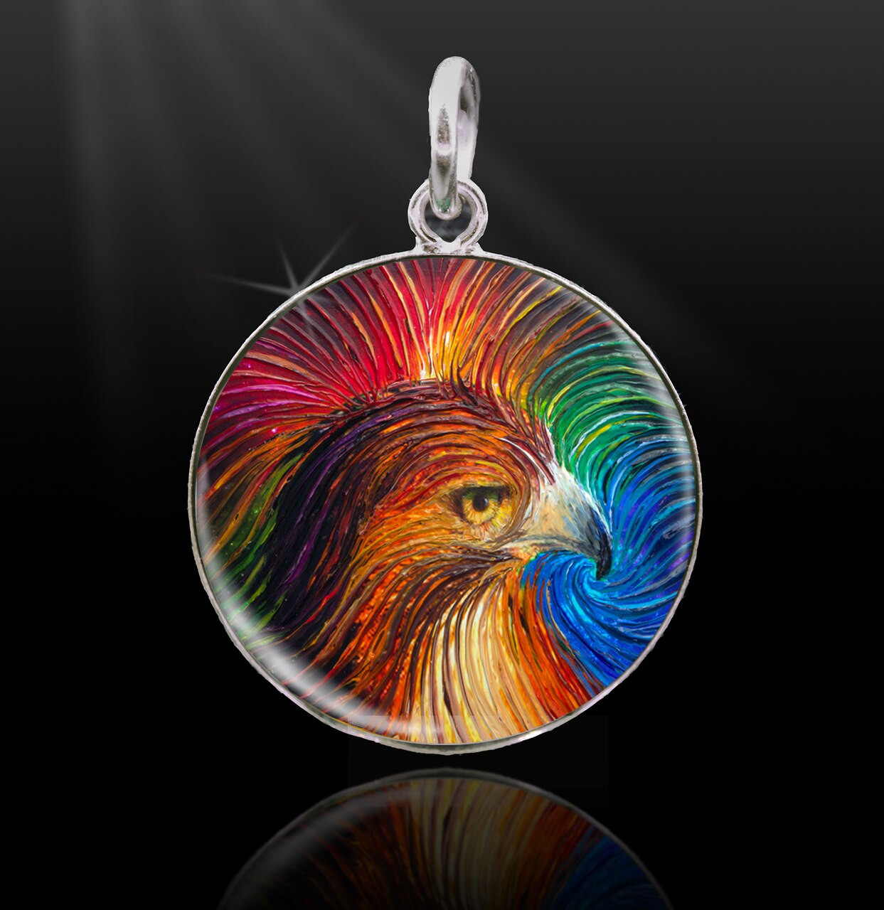 Spirit Hawk Energy Charm - Energy Artist Julia