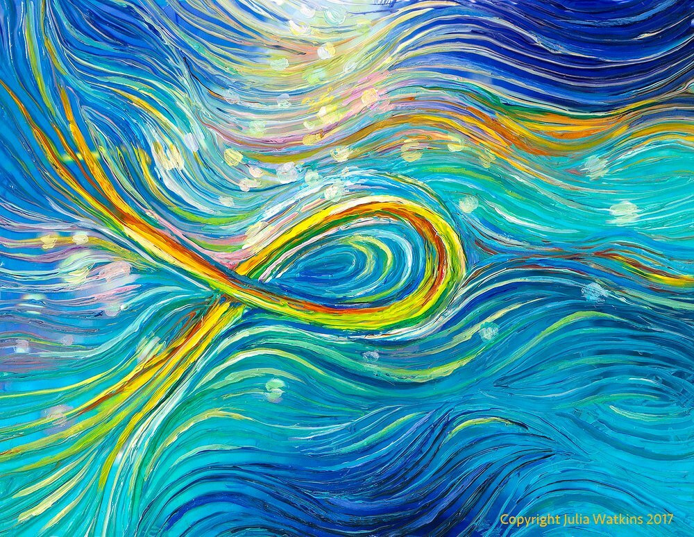 Immerse in Energy Artist Julia's Spiritual Paintings