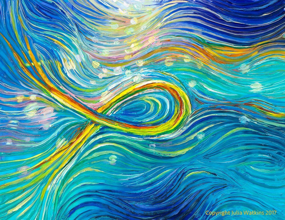Immerse in Energy Artist Julia's Spiritual Paintings