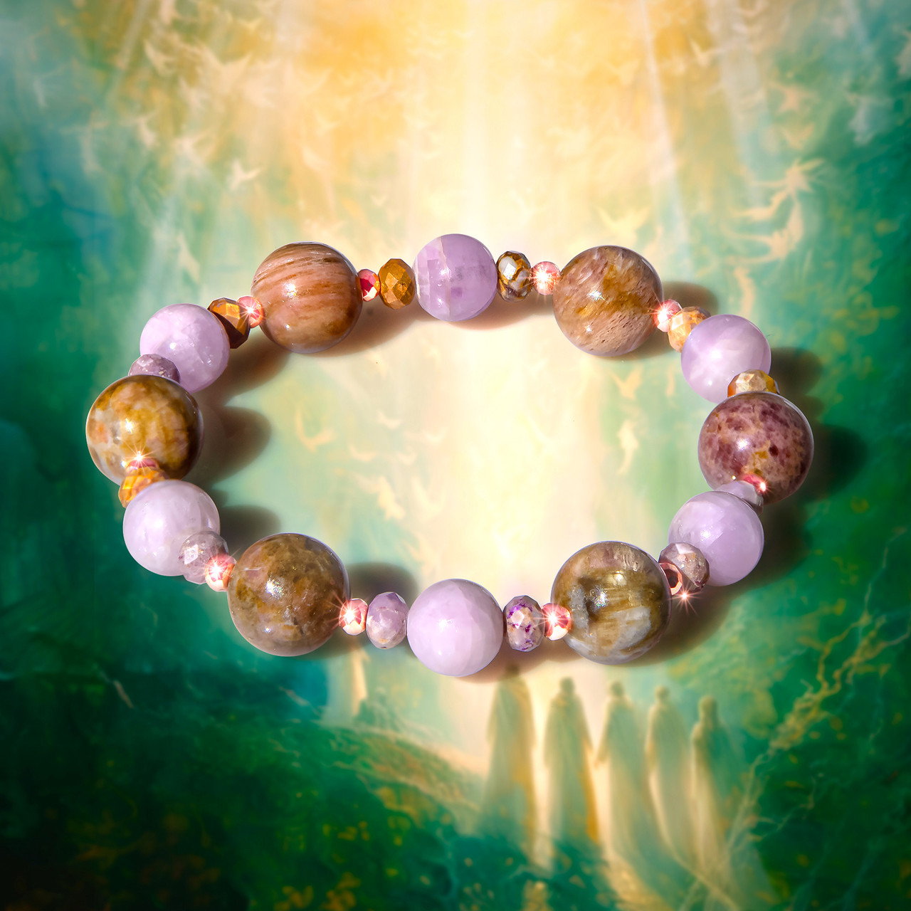 Kunzite Spirit Guide Communication Bracelet
