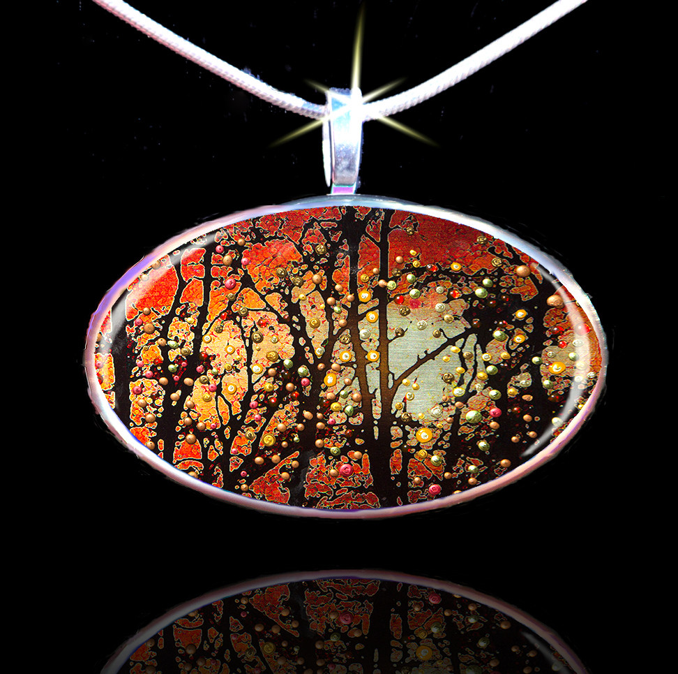Winter Solstice Jewelry Pendant