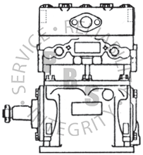 Bendix Tu-Flo Air Compressor - 289969X/TF-700