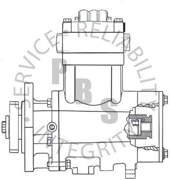 Cummins/Holset Air Compressor - 3558082X/SS296