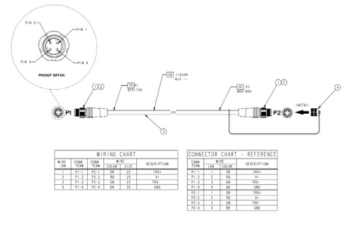 Vantage Northeast | Trimble | Precision Ag | Cable Assy, GFX/XCN to NAV ...