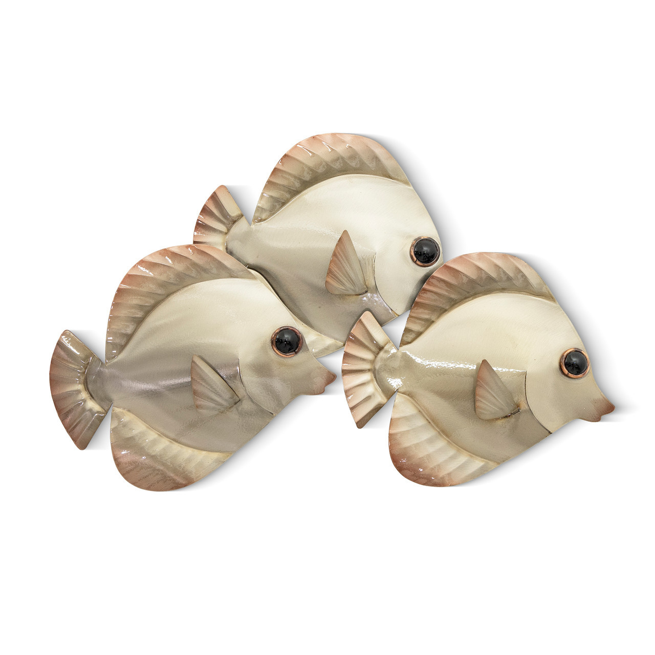 School of Bronze Colored Tangs 3 Fish - CO004