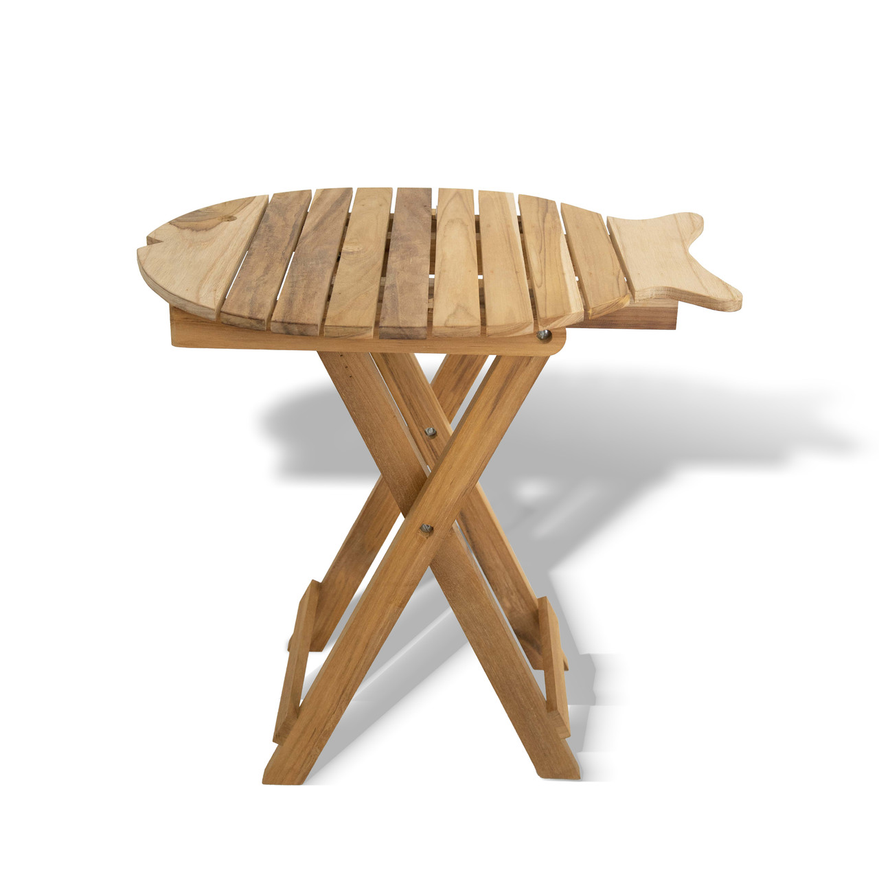 Teak Fish Folding Table B135T