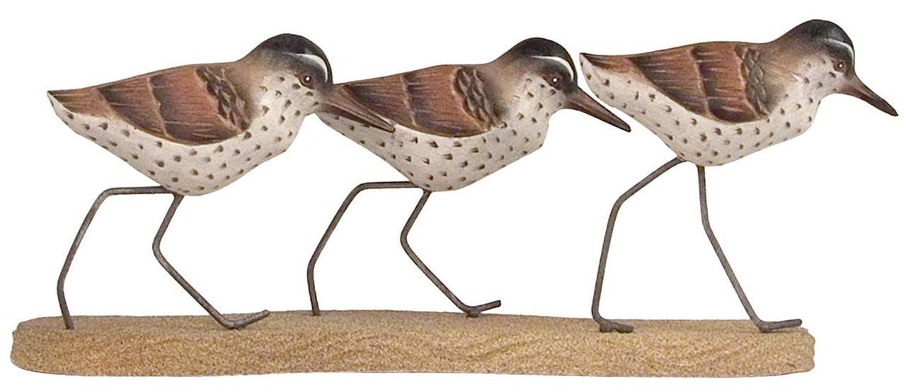 Sandpiper Trio - Hand Carved Wood