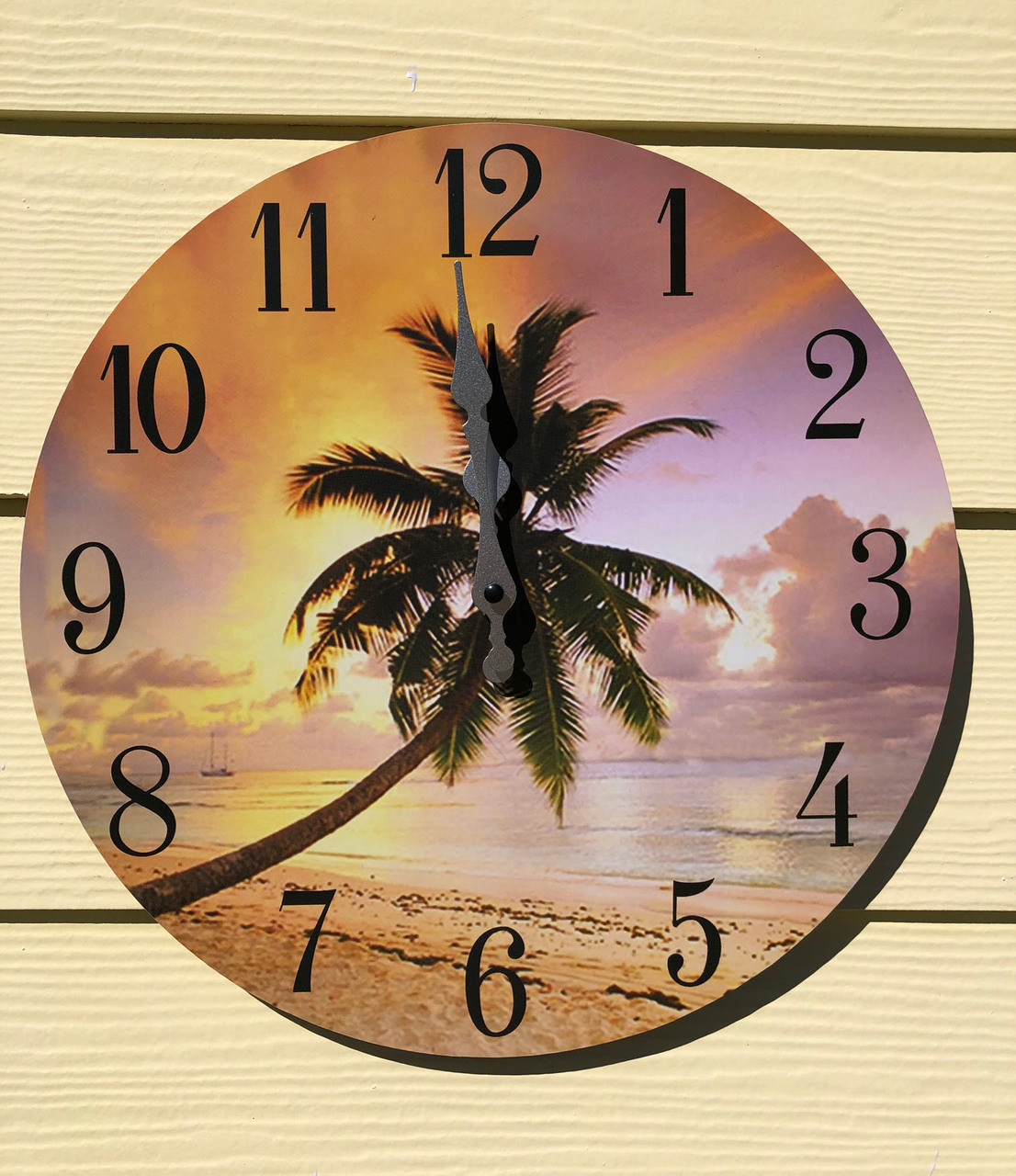 Palm Tree Outdoor Clock