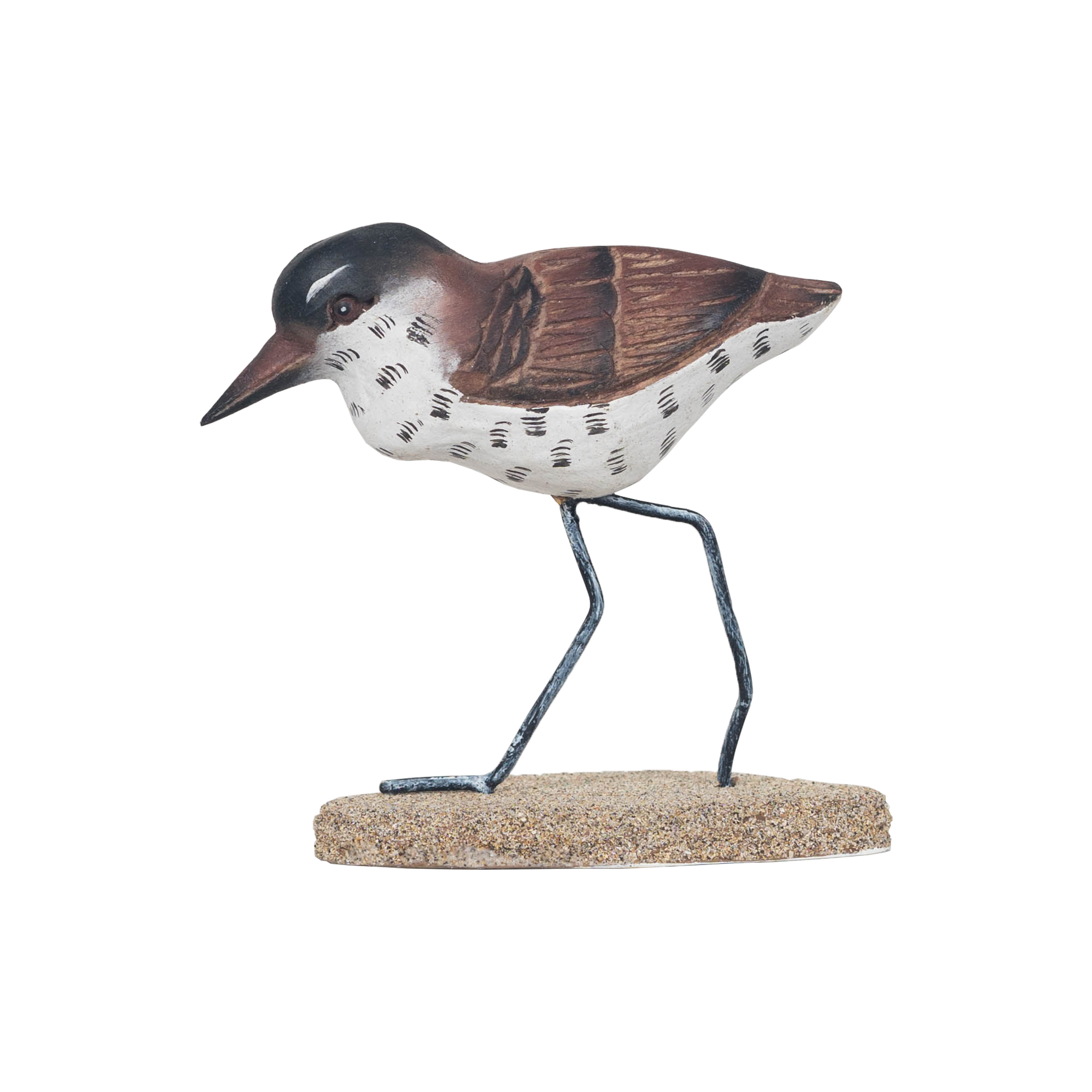 Sandpiper Running TT Hand Carved Wood CW044