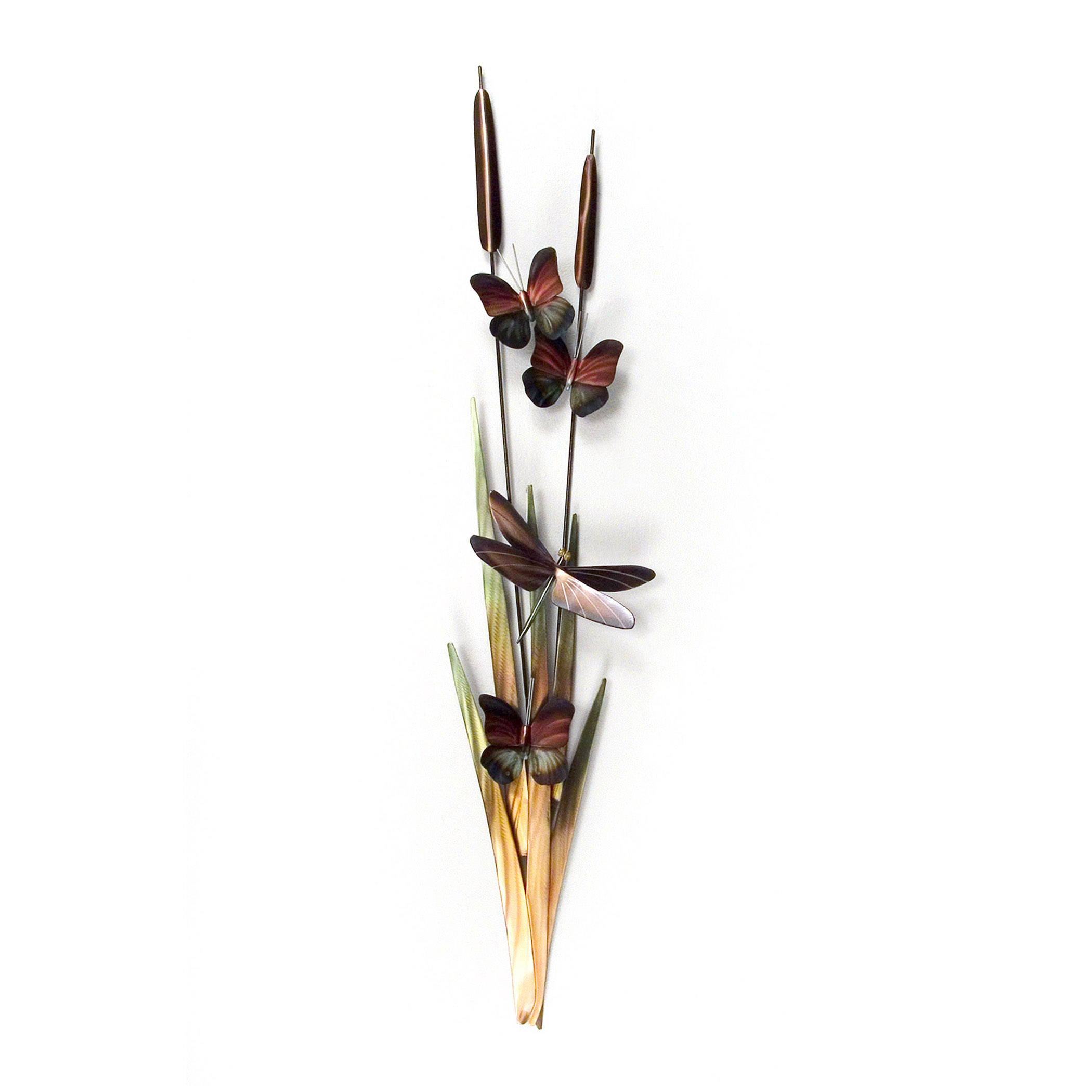 Cattails Indoor/Outdoor Metal Wall Art XIO102R