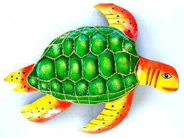 Sea Turtle, Steel Drum Art